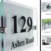 Custom Acrylic House Number Plaque - Etsy