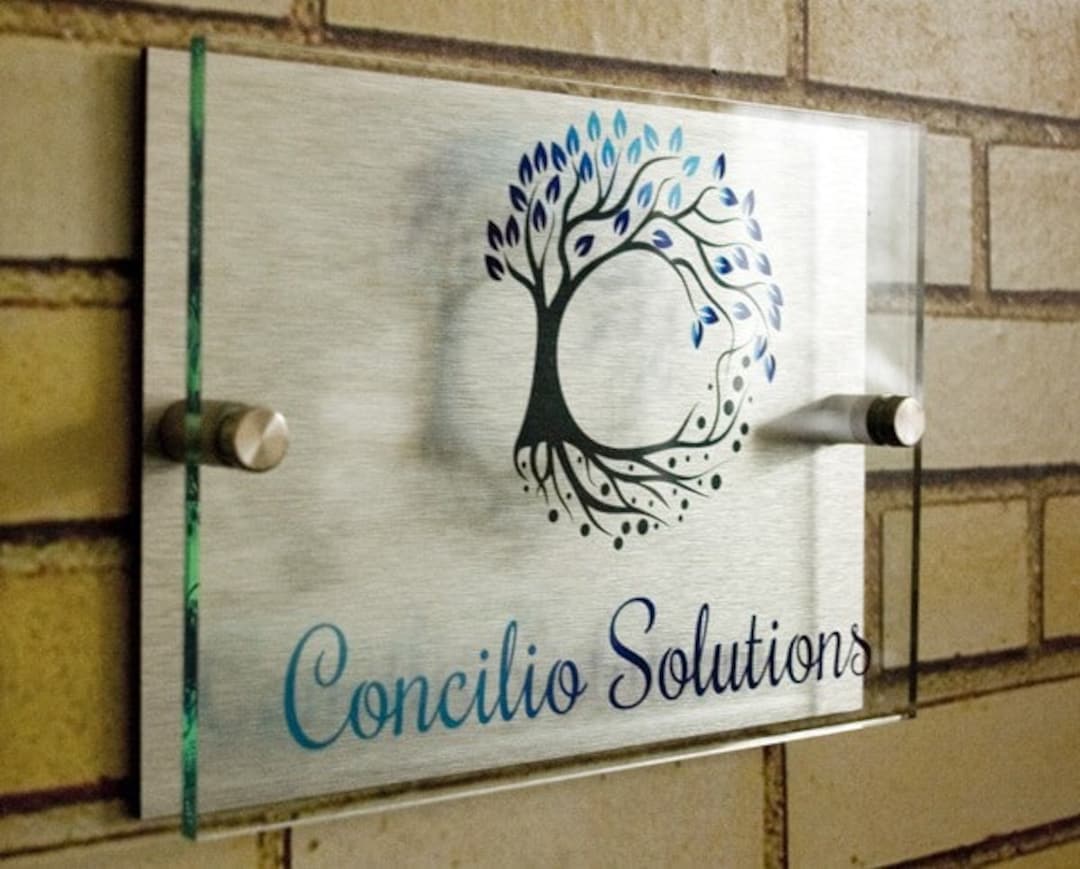 Custom Acrylic Business Plaque | Door,reception,office Sign - Etsy