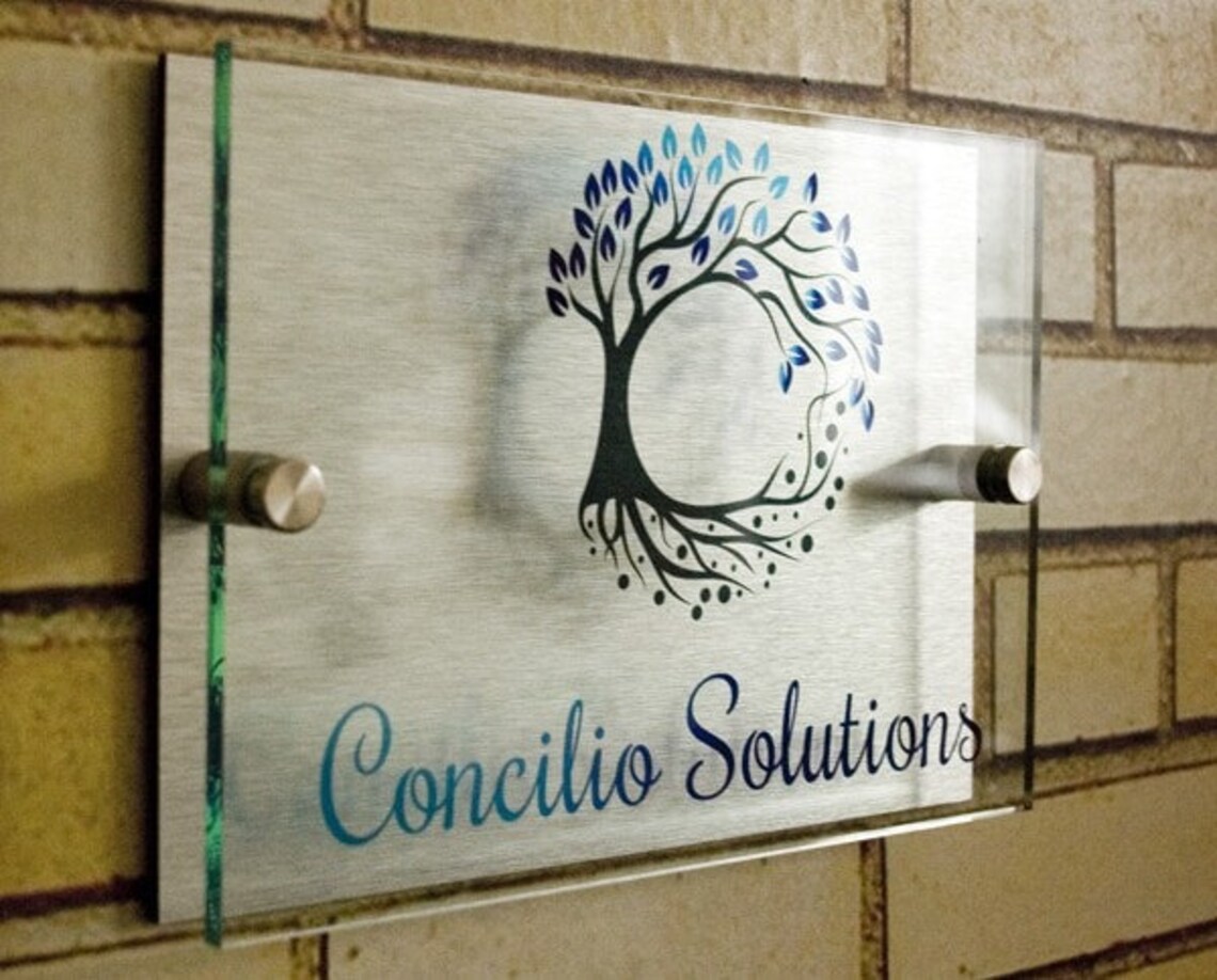 Custom Acrylic Business Plaque Doorreceptionoffice Sign | Etsy