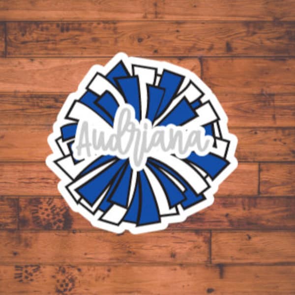 Personalized Cheerleading Sticker - Etsy