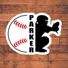 I Love Umpires Sticker, Catcher's Mask, Helmet Sticker, Umpire Sticker ...