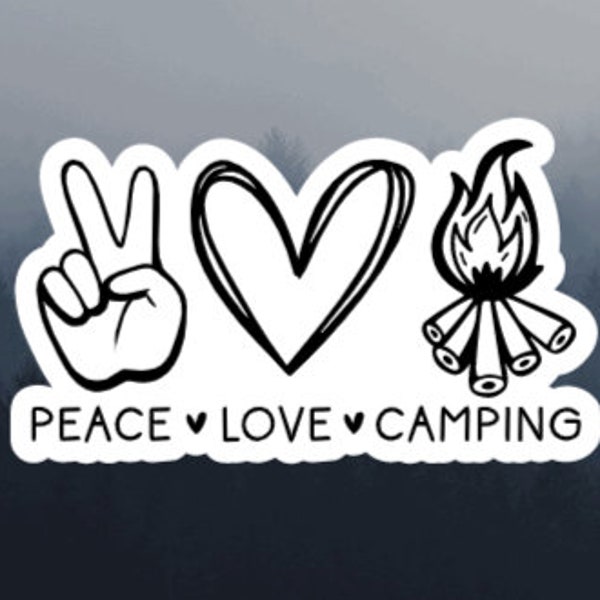Peace Love Camp - Etsy