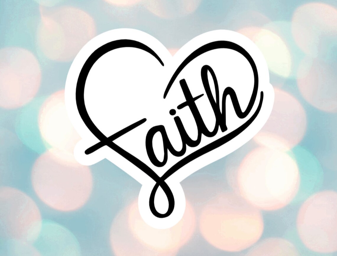 Faith Stickers Bible Verse Stickers Christian Stickers - Etsy