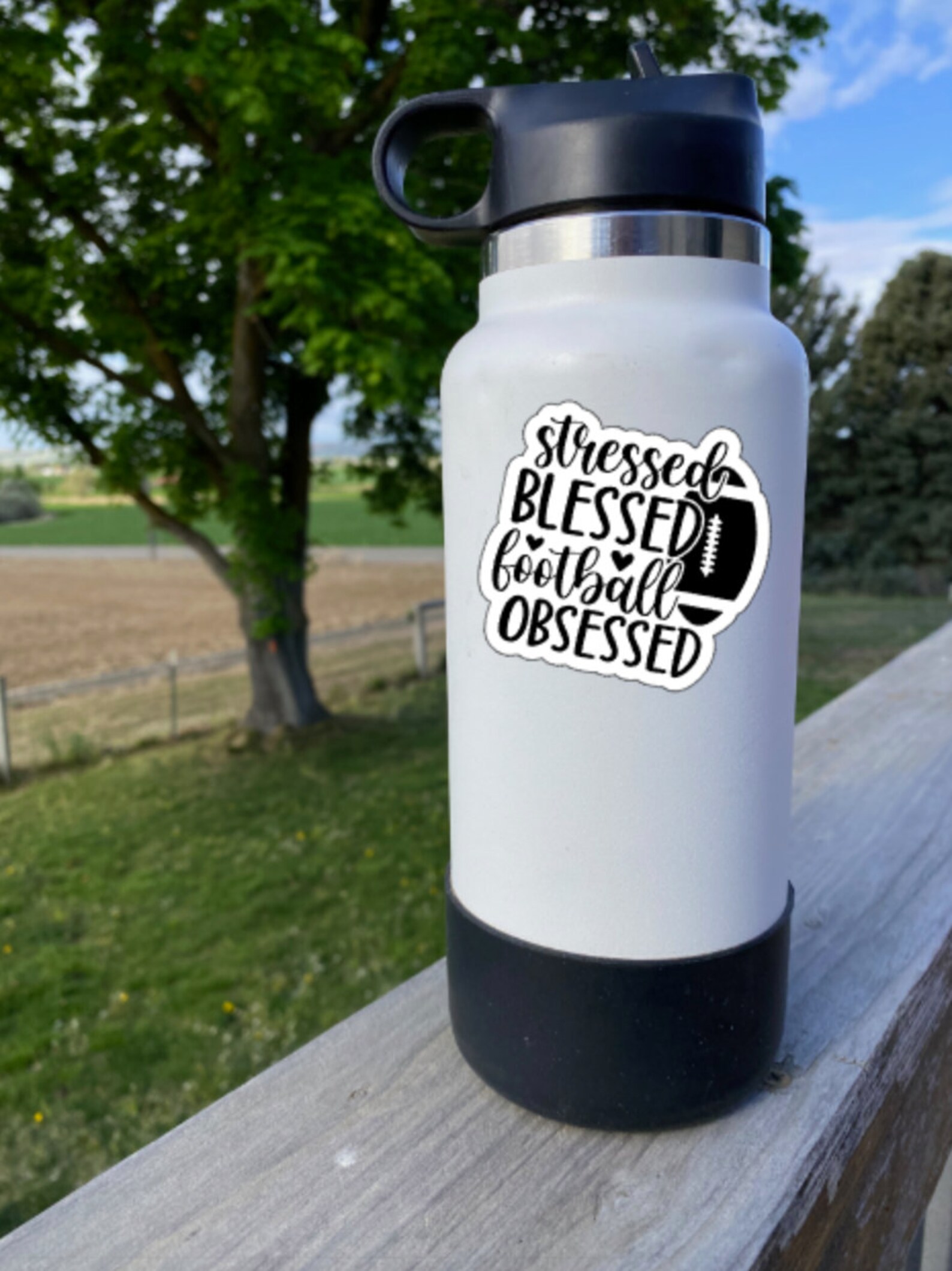 Football Obsessed Sticker Football Fan Sticker Football Gift - Etsy