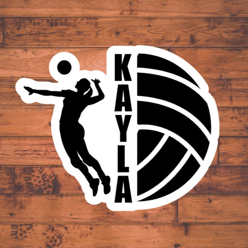 Volleyball Stickers - Etsy