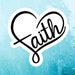 Faith Stickers Bible Verse Stickers Christian Stickers - Etsy