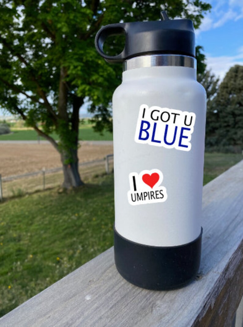 I Got U Blue Sticker, Catcher's Mask, Helmet Sticker, Umpire Sticker ...