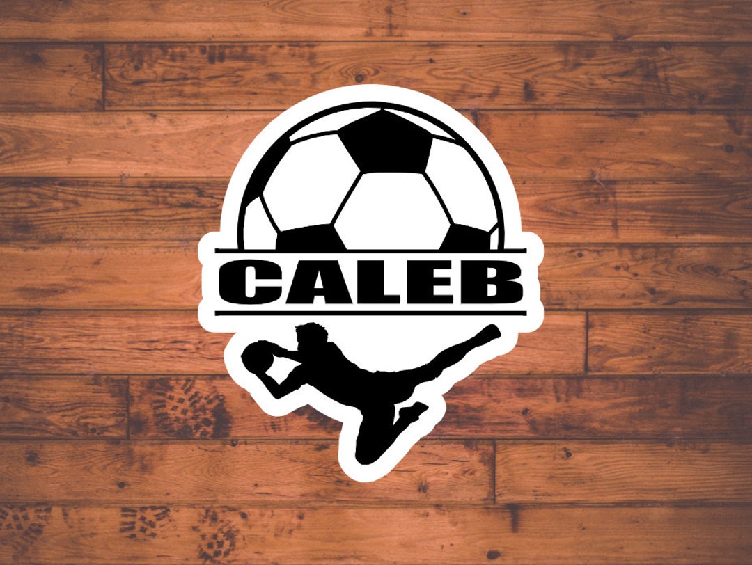 Personalized Soccer Player Sticker, Custom Name Sticker, Soccer Team ...