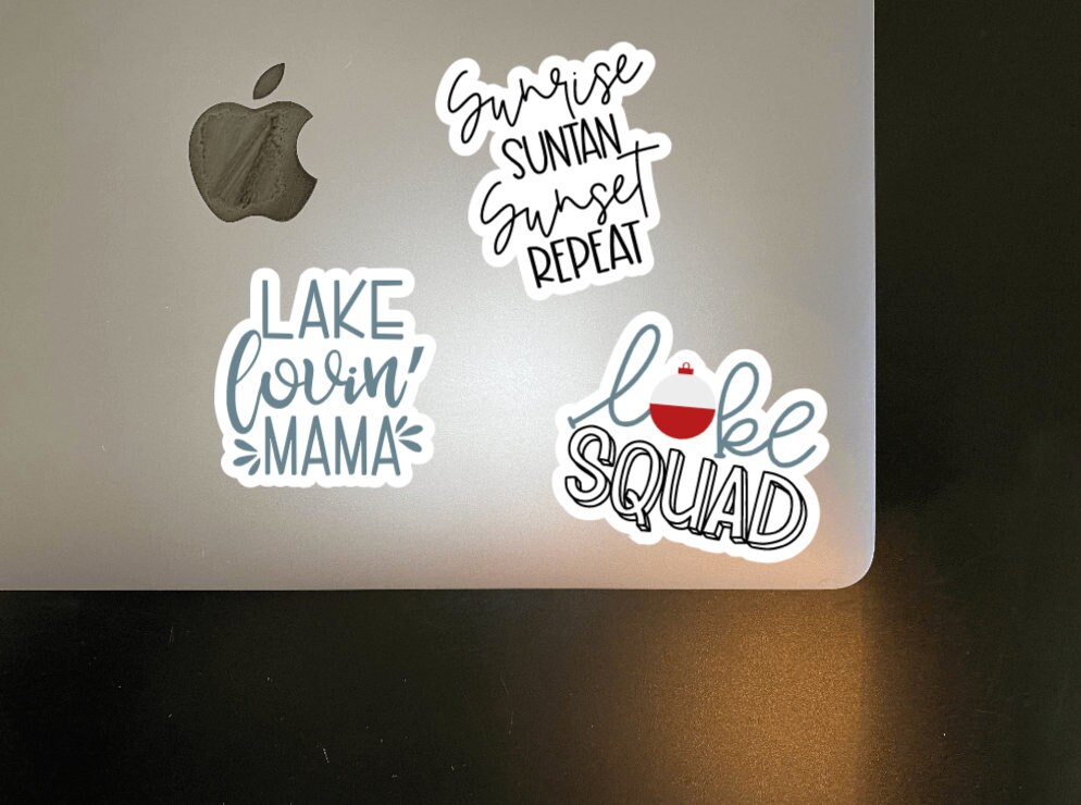 Summer Sticker Waterproof Vinyl Beach Sticker Trendy | Etsy