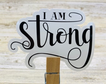 I Am Affirmation Sticker - Etsy
