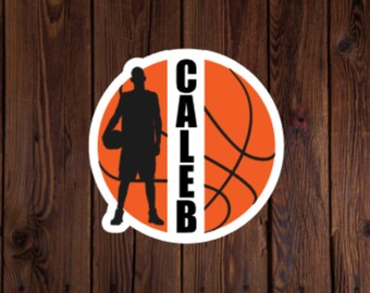 Personalized Basketball Decal/basketball Decal/custom - Etsy