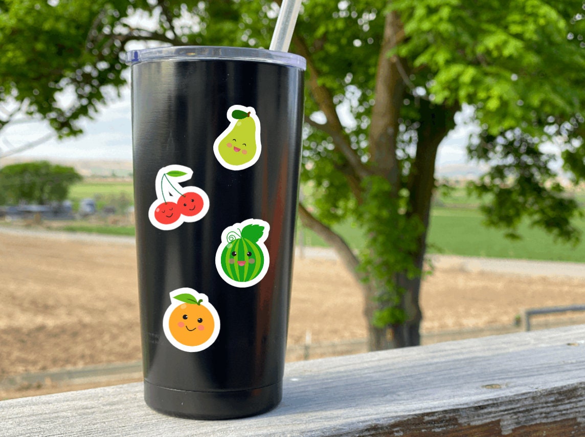 Orange Stickers Waterproof Vinyl Sticker Trendy Stickers - Etsy