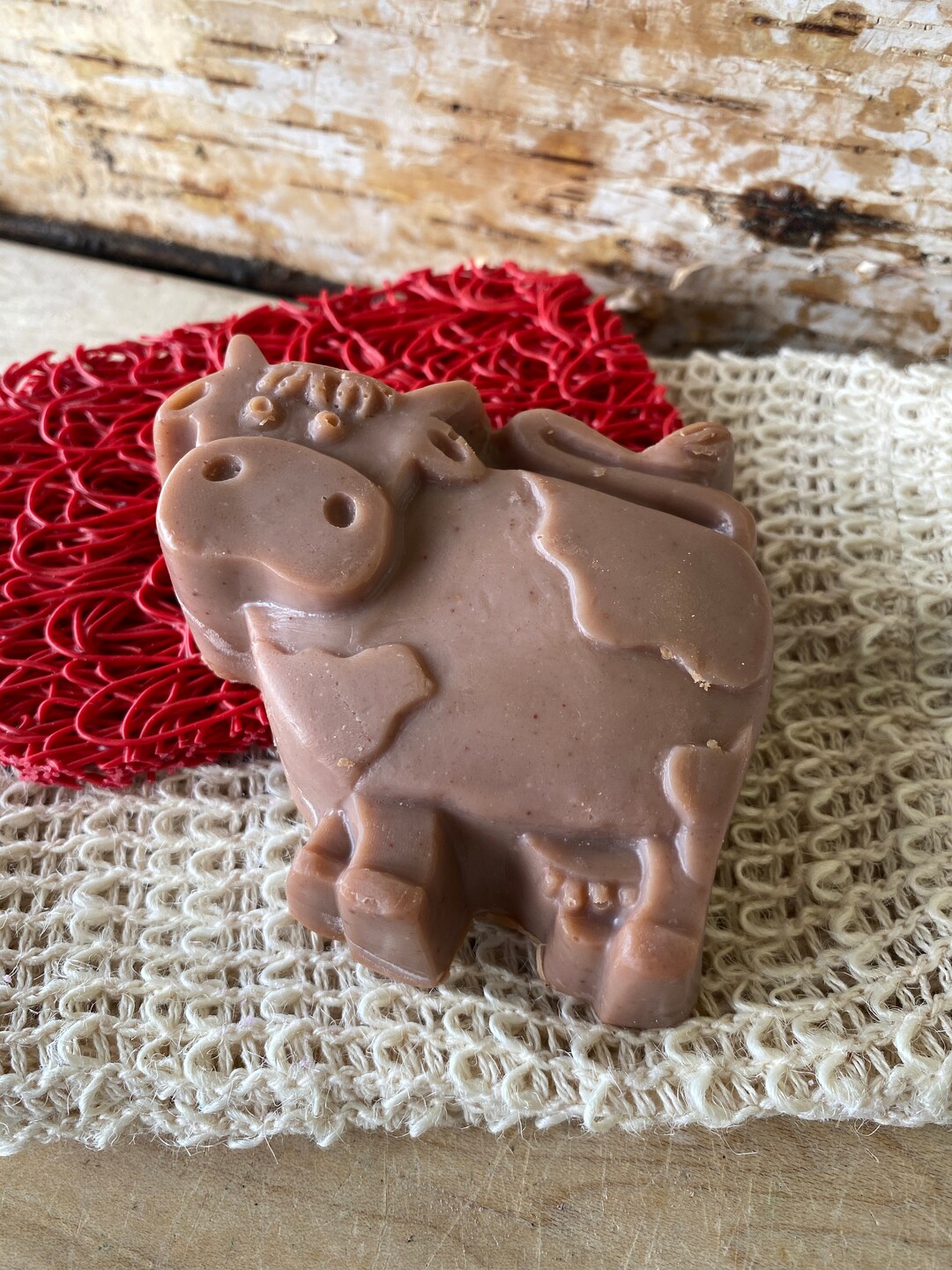 Strawberry Milk Cow Soap - Etsy