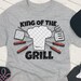 King of the Grill SVG - Happy Fathers Day Clipart - BBQ Dad - Dad ...
