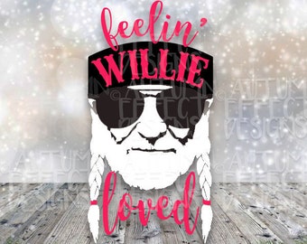 Willie nelson svg | Etsy