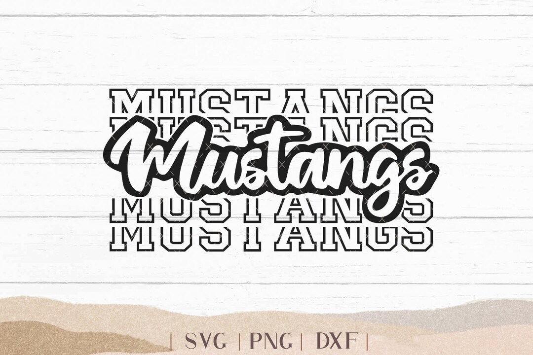 Mustangs SVG - Mustangs Bundle - School Spirit SVG - Mustangs Cheer ...