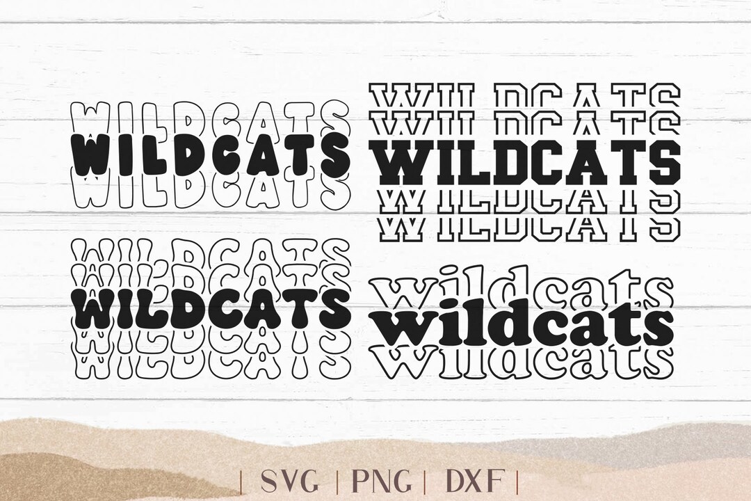 Wildcats SVG - Wildcats Bundle - School Spirit SVG - Wildcat Pride ...