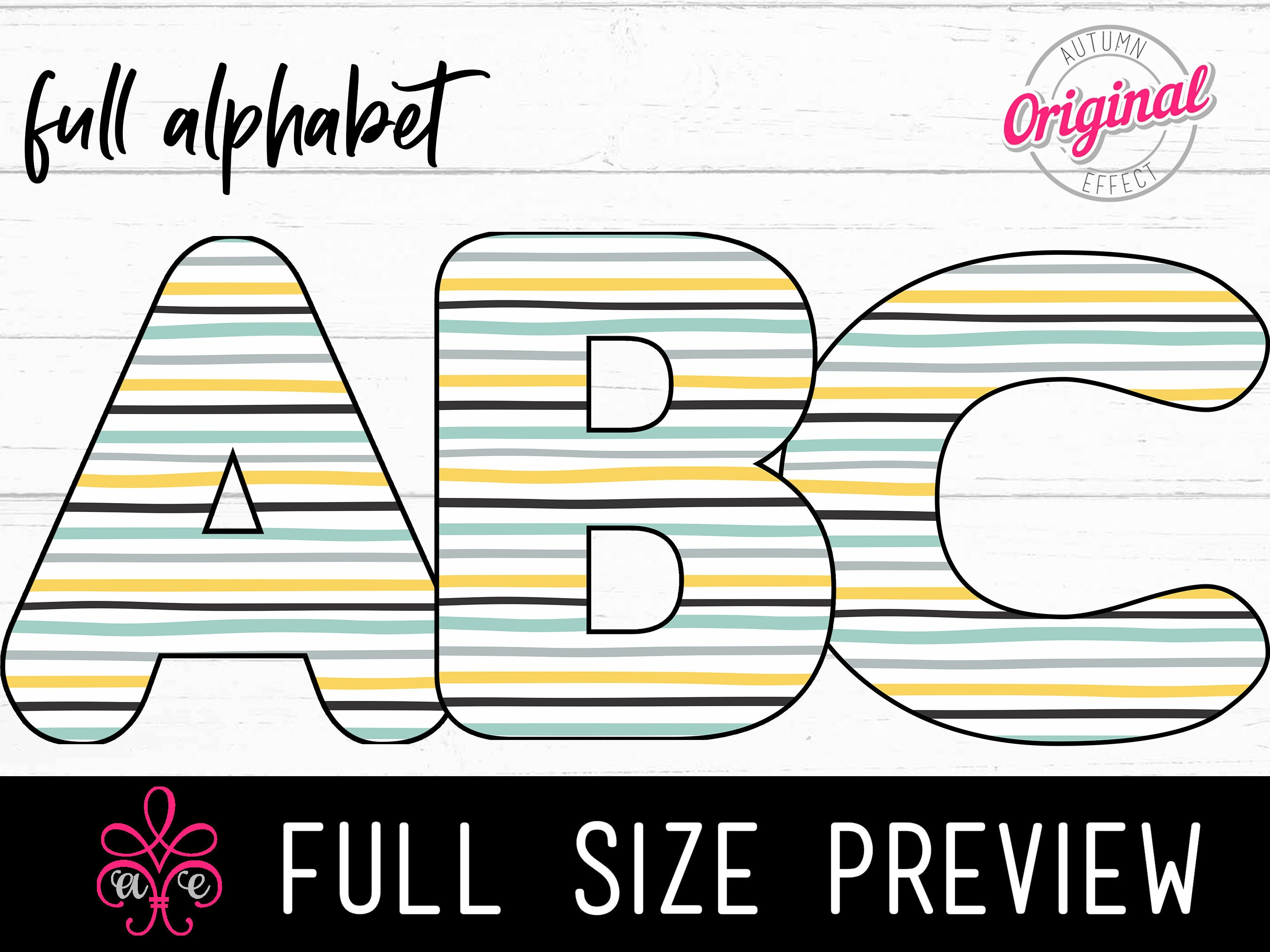 Sweet Honey Bee Themed Alphabet PNG Honey Bee Print Alphabet | Etsy