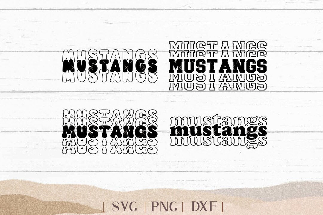 Mustangs SVG - Mustangs Bundle - School Spirit SVG - Mustangs Cheer ...