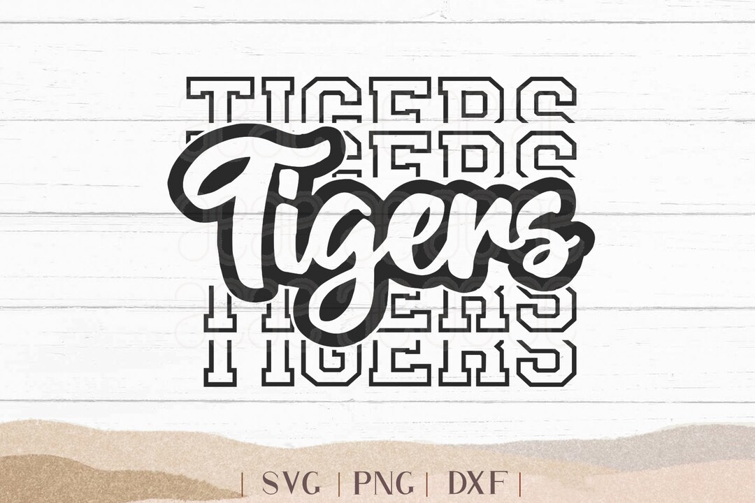 Tigers SVG - Tigers Bundle - School Spirit SVG - Tigers Cheer Football ...