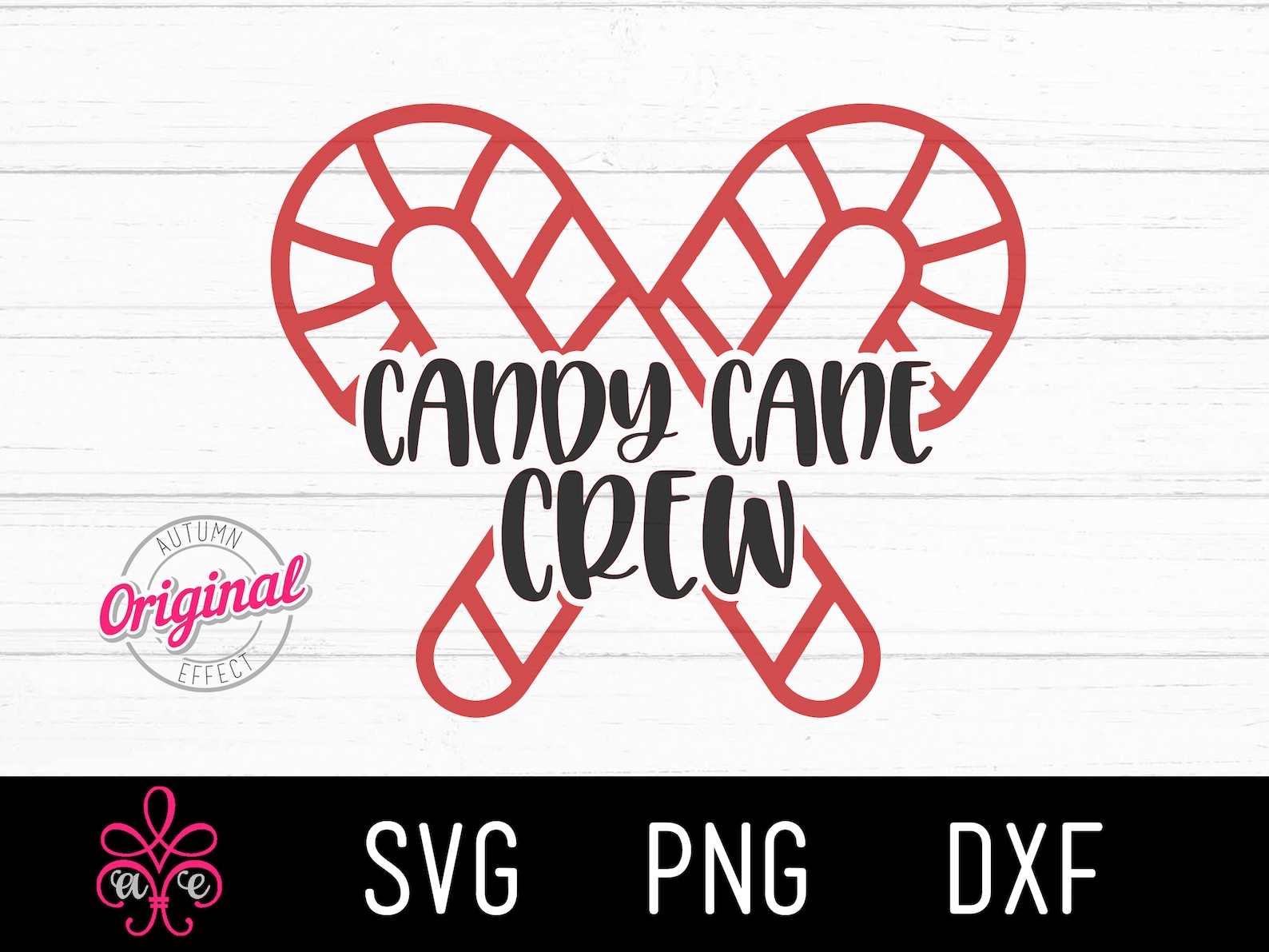 Candy Cane Crew SVG Christmas Png Dxf Candy Cane Cut File - Etsy