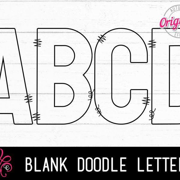 Doodle Letters - Etsy
