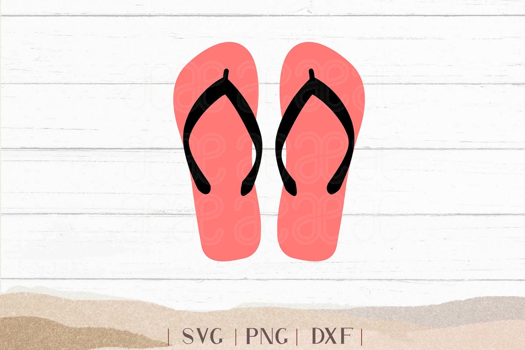 Flip Flops SVG, Sandals SVG, Flip Flops Cut File, Cute Summer ...