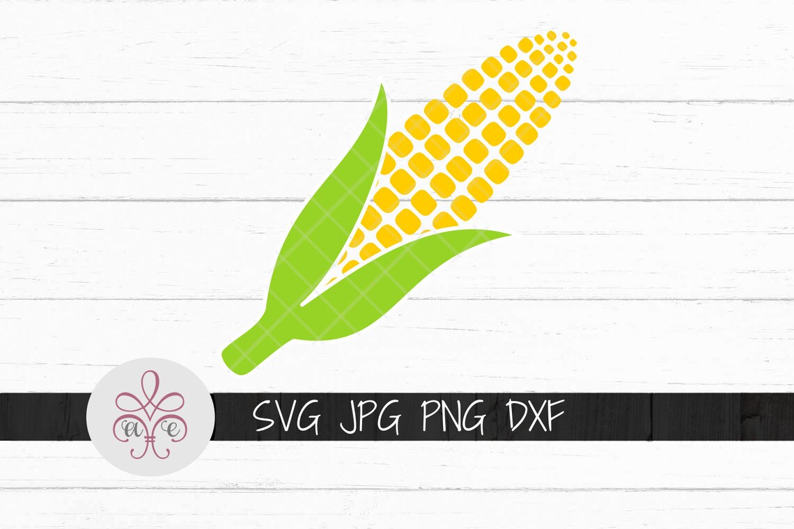 Corn SVG DXF Thanksgiving Cut File Corn Husk Design Fall - Etsy UK