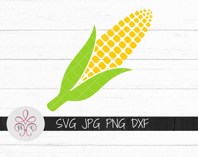 Corn SVG DXF Thanksgiving Cut File Corn Husk Design Fall - Etsy