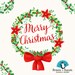 Christmas Wreath Clip Art: Festive Holiday Graphics (digital Download ...