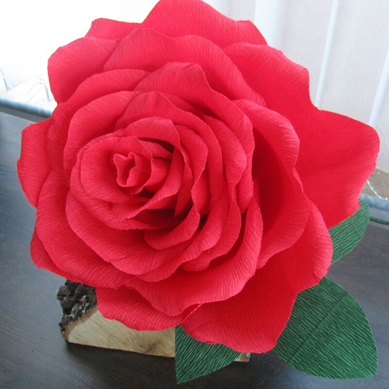 Large Paper Roses - Etsy