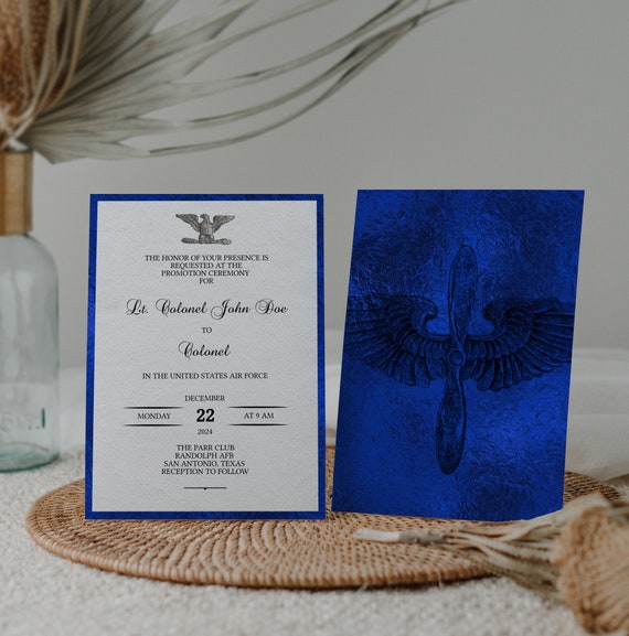 Air Force Promotion Invitation Strengthening Community Ties Through