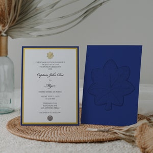 Customizable Air Force Promotion Invitation Printable Military ...