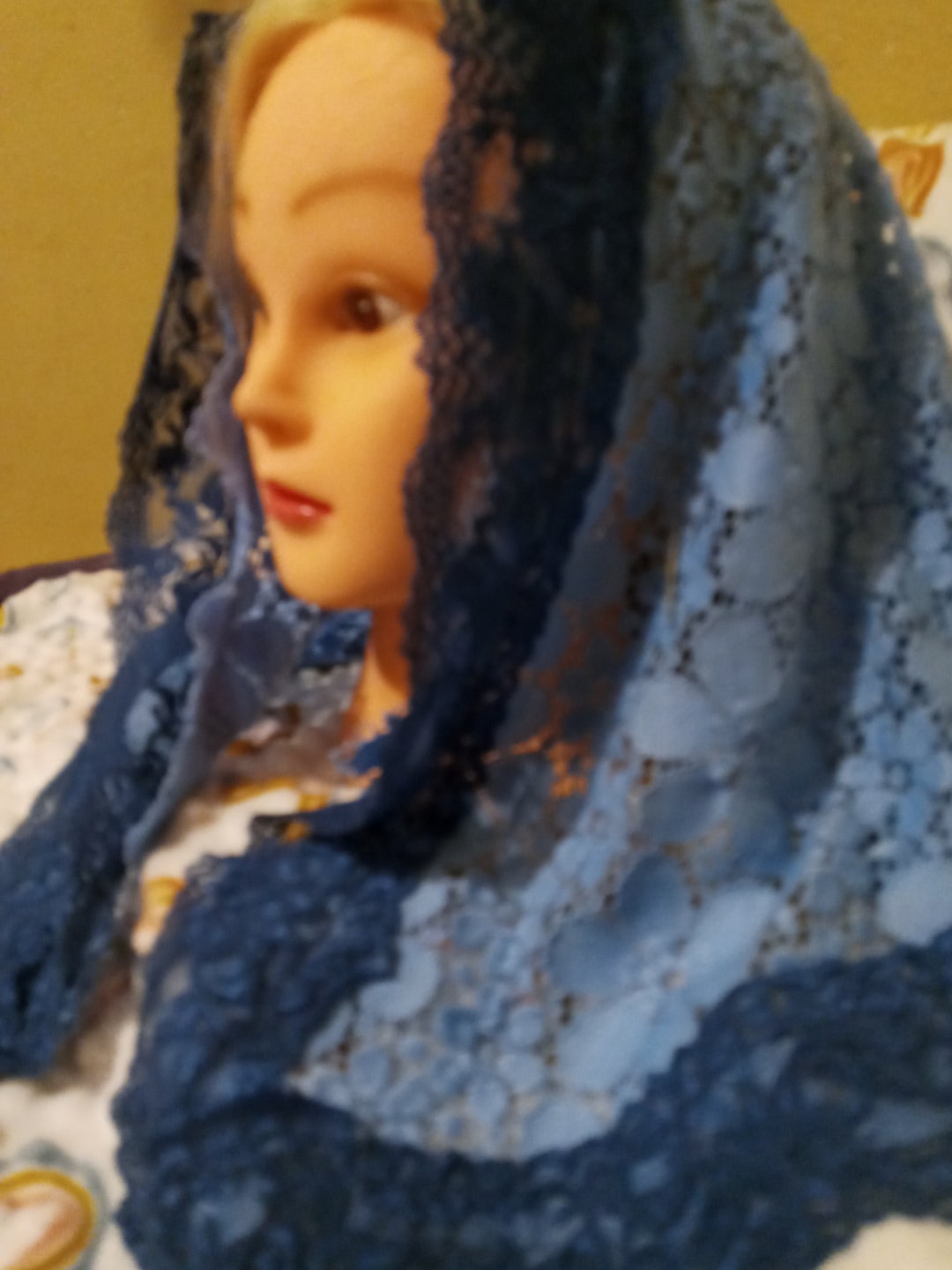 Our Lady of the Seas Marian Chapel Veil Mantilla Veil - Etsy