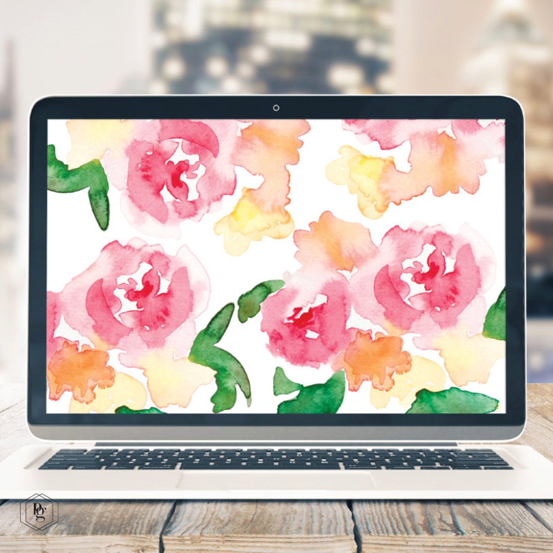Watercolor Desktop Wallpaper Desktop Background - Etsy
