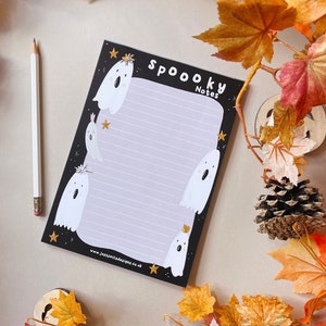 Ghost Notepad to Do List Notepad Stationery Lover A5 Notepad Desk ...