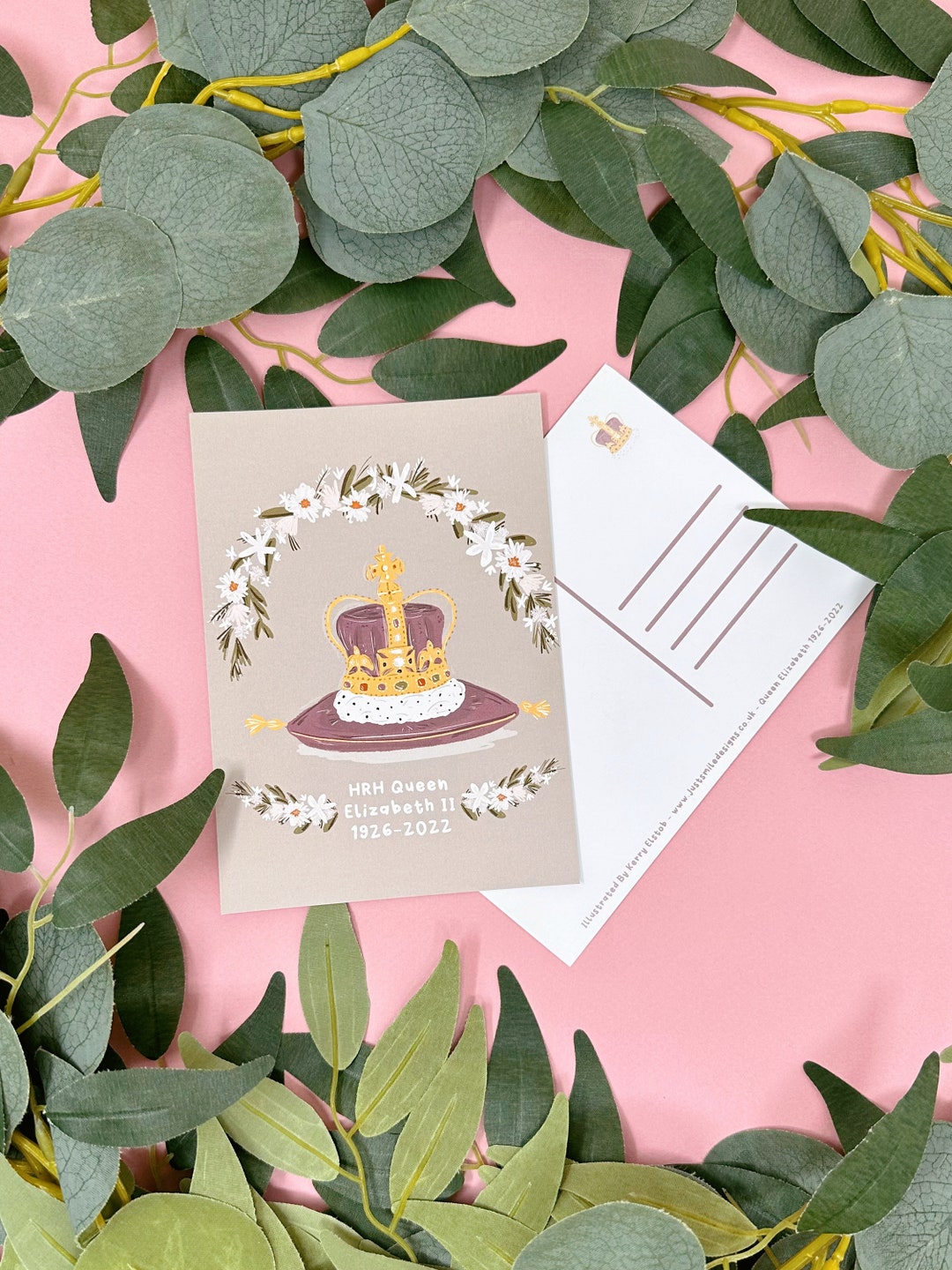 Queen Elizabeth 2nd Postcard - Queen Memento Postcard - Postcard ...
