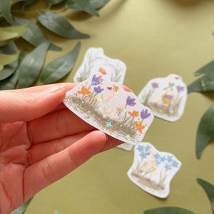 Spring Duck Holographic Sticker - Duck Sticker Pack - Birthday Party ...