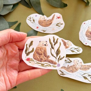 Sea Otter Sticker - Otter Sticker Pack- Vinyl Stickers - Birthday Party ...