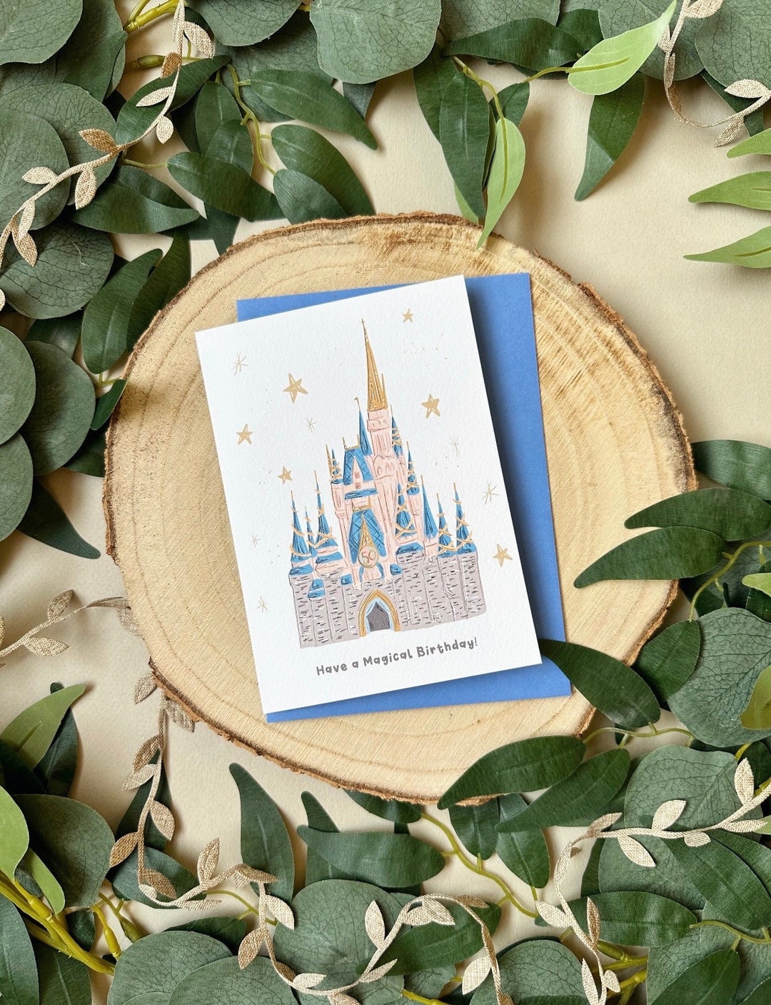 Magical Castle Card - Castle Birthday Card - Castle Inspired Birthday ...