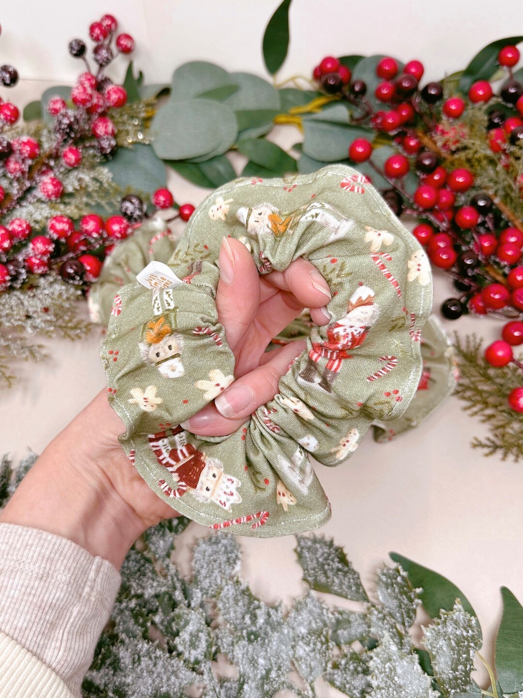 Nutcracker Scrunchy Christmas Hair Tie Hand Made Hair Scrunchy ...