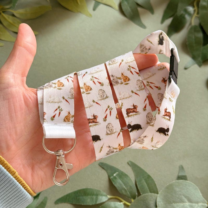 Cat Furry Lanyard - Etsy UK