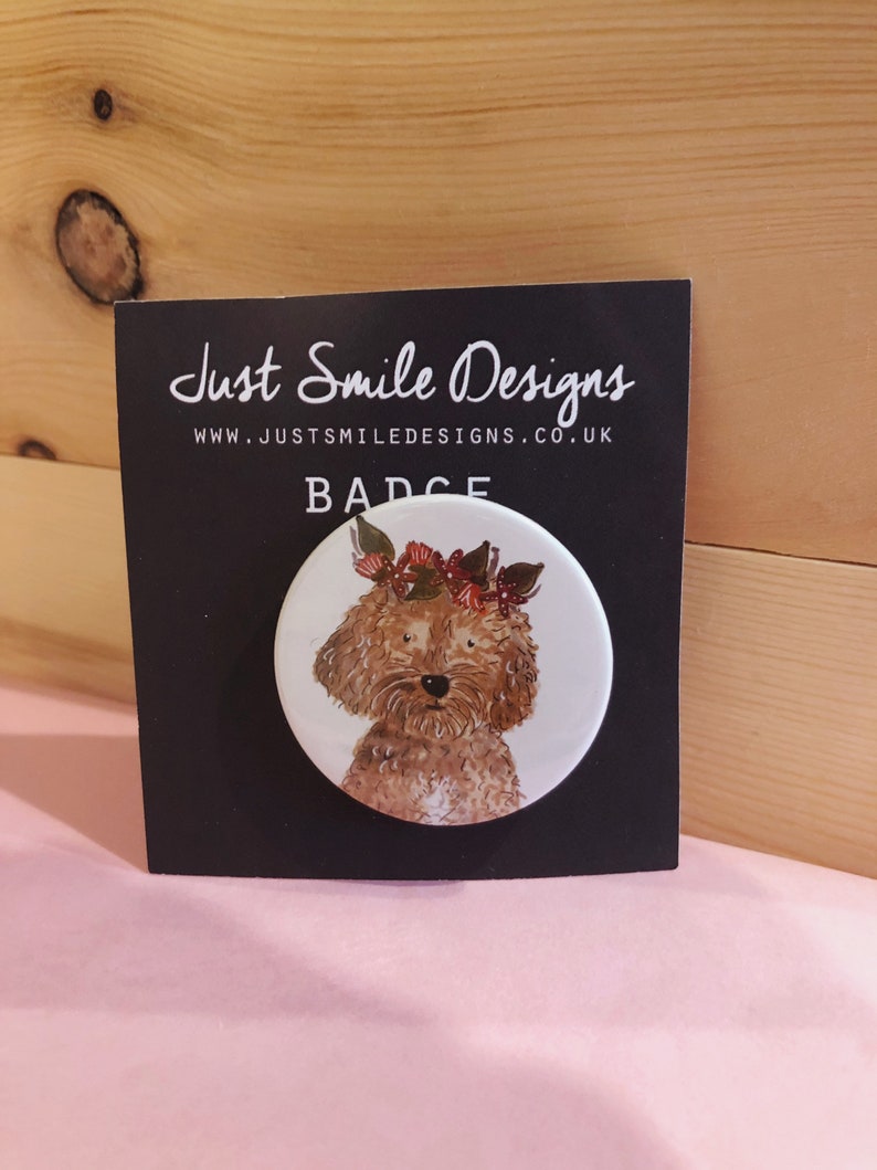 Dog Badges Cockapoo Dog Badge Black Labrador Badge | Etsy