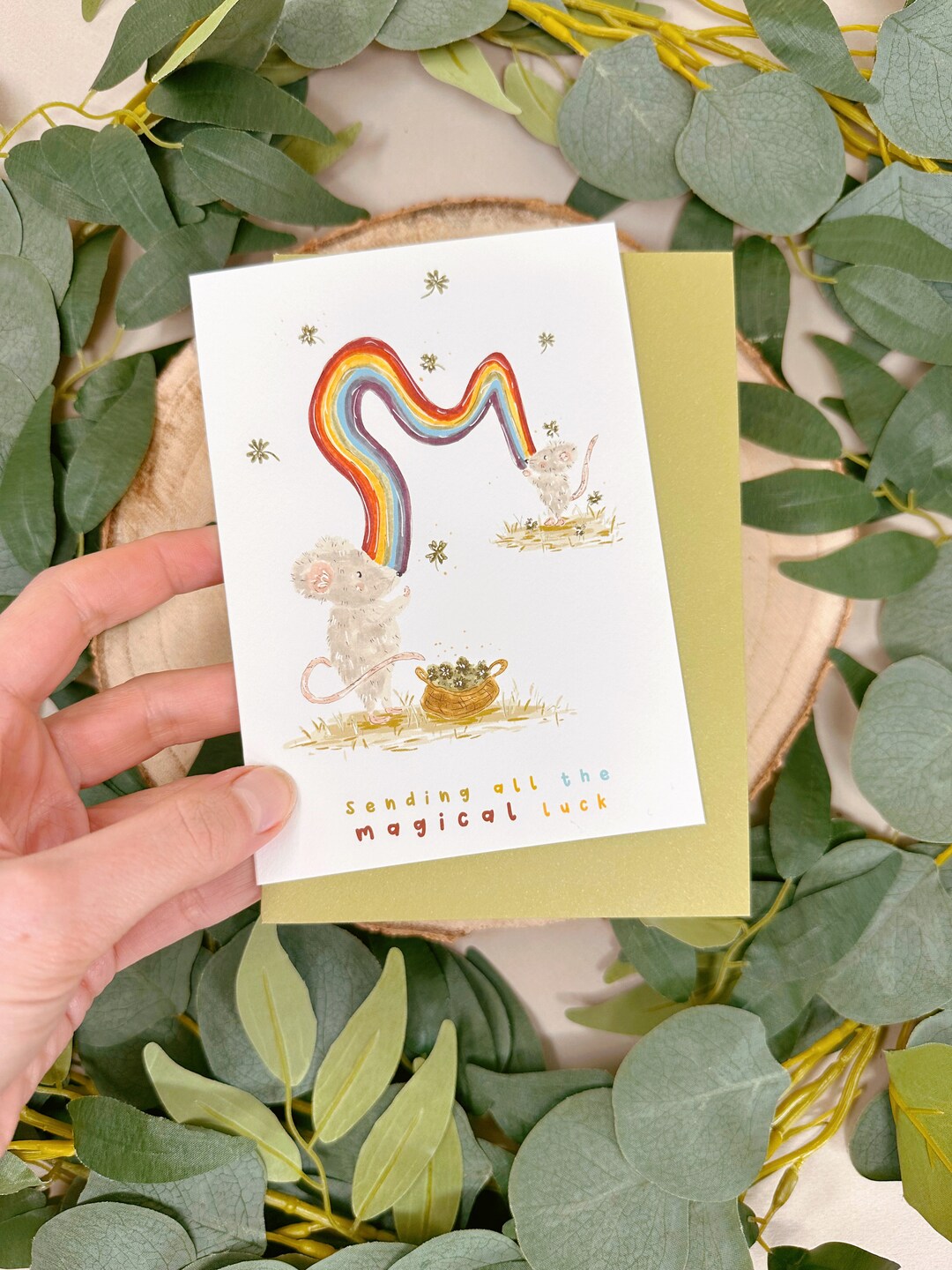 Magical Good Luck Card - Mouse Card - GCSE A Level Undergraduate Luck ...