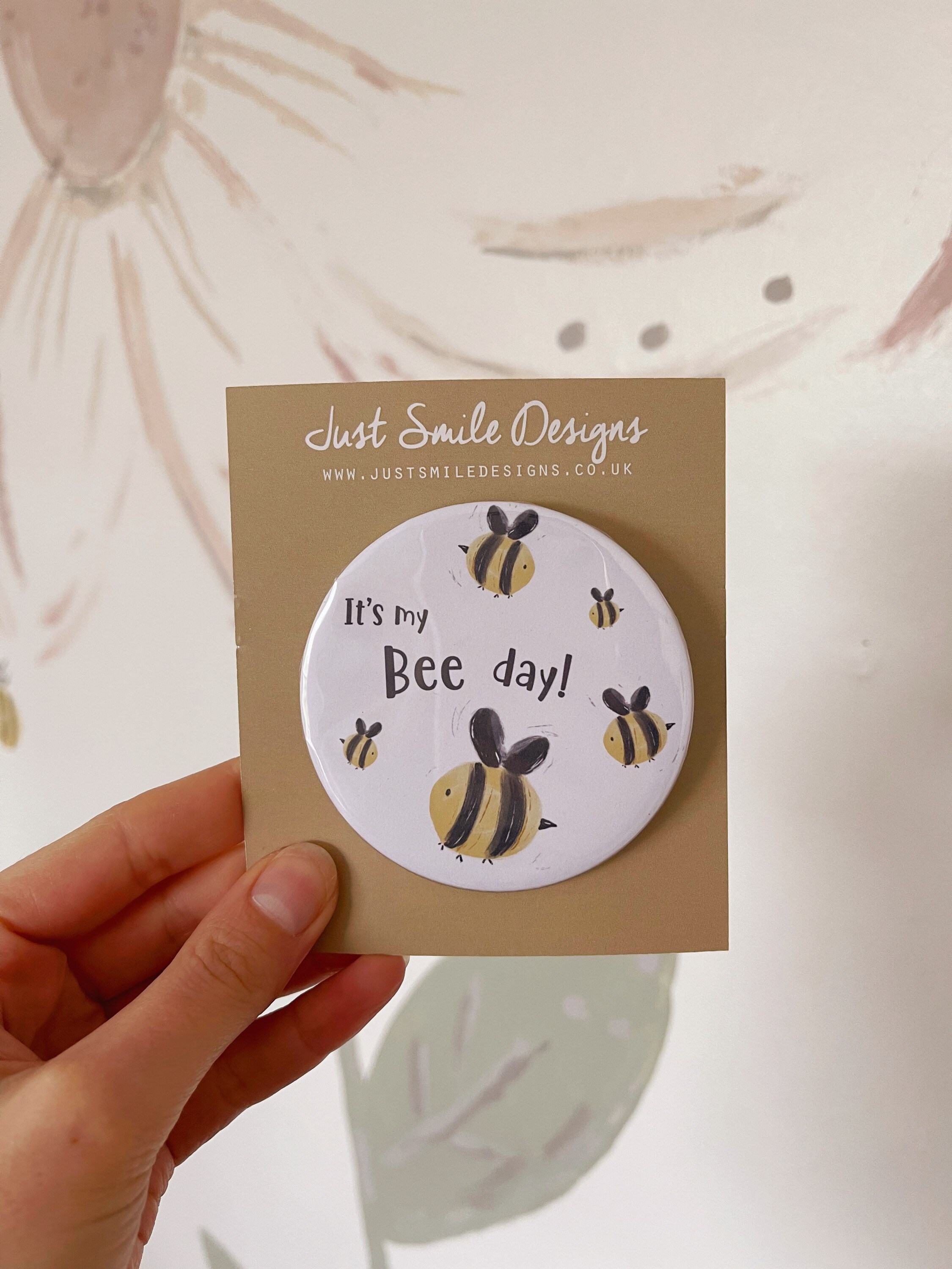 Bee Badges Birthday Badge Birthday Bee Badge Bee Pins | Etsy UK