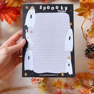 Ghost Notepad to Do List Notepad Stationery Lover A5 Notepad Desk ...