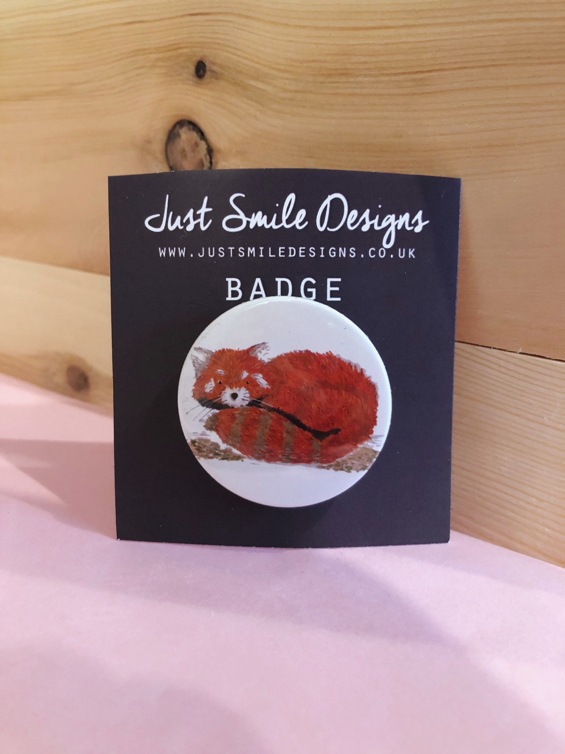 Red Panda Badges Panda Badge Cute Red Panda Badge Red | Etsy UK