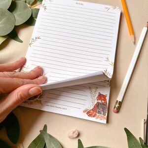 Red Panda Notepad Red Panda to Do List Notepad Memo Pad A5 Notepad Desk Notepad Red Panda ...