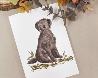Dog Card I Lab Adore You, Labrador Card, Dog Greeting Card, Cute Dog ...