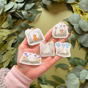 Spring Duck Holographic Sticker - Duck Sticker Pack - Birthday Party ...